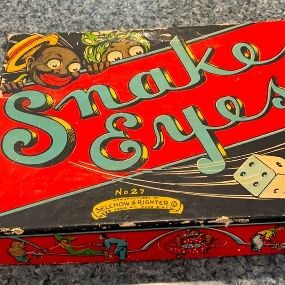 Selchow and Righter | Games | Snake Eyes Game 93s Vintage | Poshmark